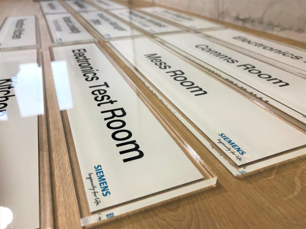 Perspex Door Signs: Modern 'Glass Effect' for Office Doors & more!