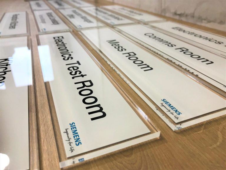 Perspex Door Signs: Modern 'Glass Effect' for Office Doors & more!