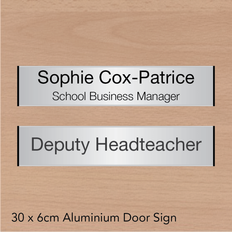 Aluminium Door Sign - BuySigns