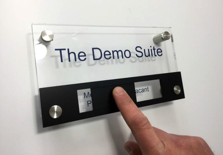 Sliding door signs | Unique style: Premium look, great functionality