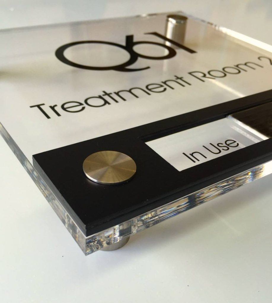 Sliding door signs | Unique style: Premium look, great functionality