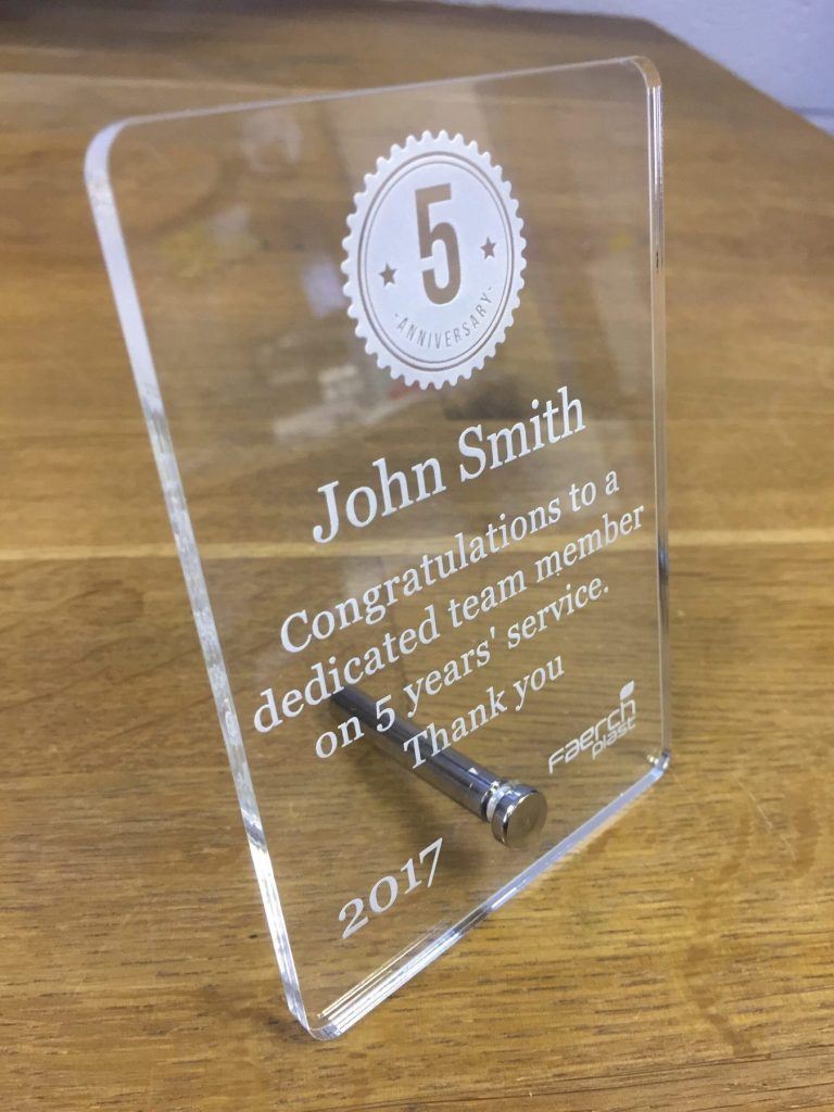 Acrylic Desk Sign - Create a Professional and fresh Modern Look. - BuySigns