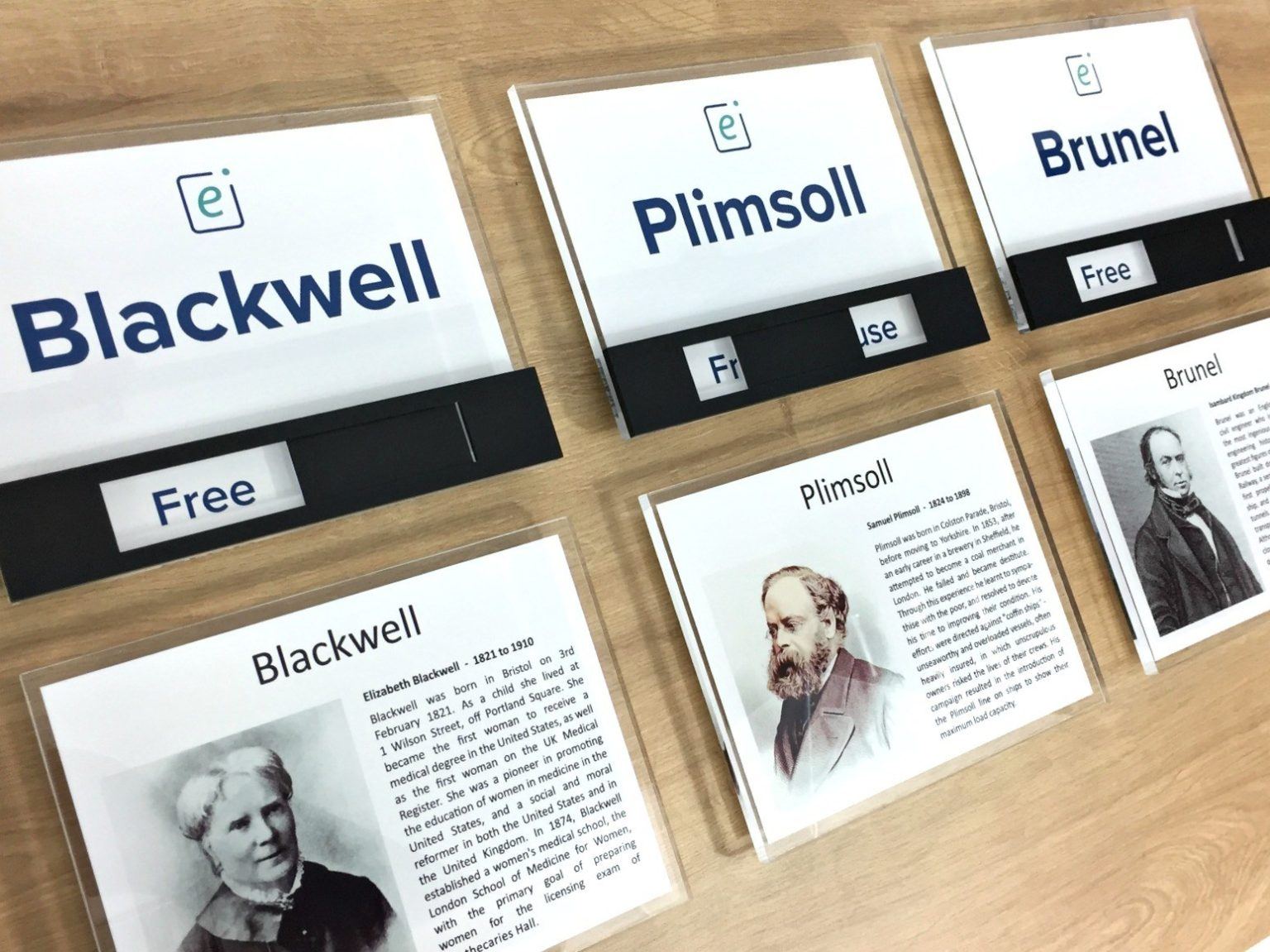 Sliding door signs | Unique style: Premium look, great functionality