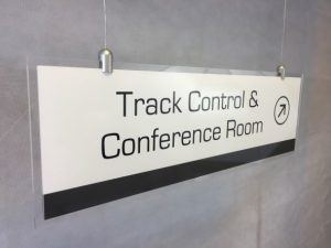 Hanging Acrylic Sign: Double Or Single Sided Options Available - BuySigns