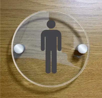 Perspex Toilet and Information Signs - BuySigns