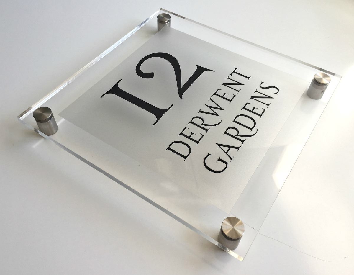 Acrylic House Signs - BuySigns