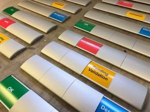 Controlled Area Sliding Door Sign: Customizable and Easy to Install