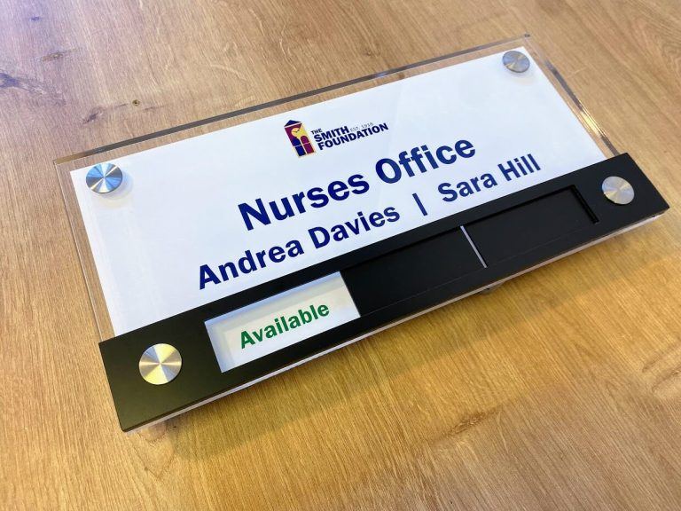 Sliding door signs | Unique style: Premium look, great functionality