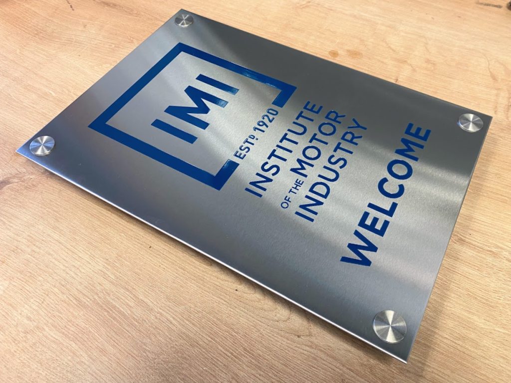Stainless Steel Engraved Business Signs - BuySigns
