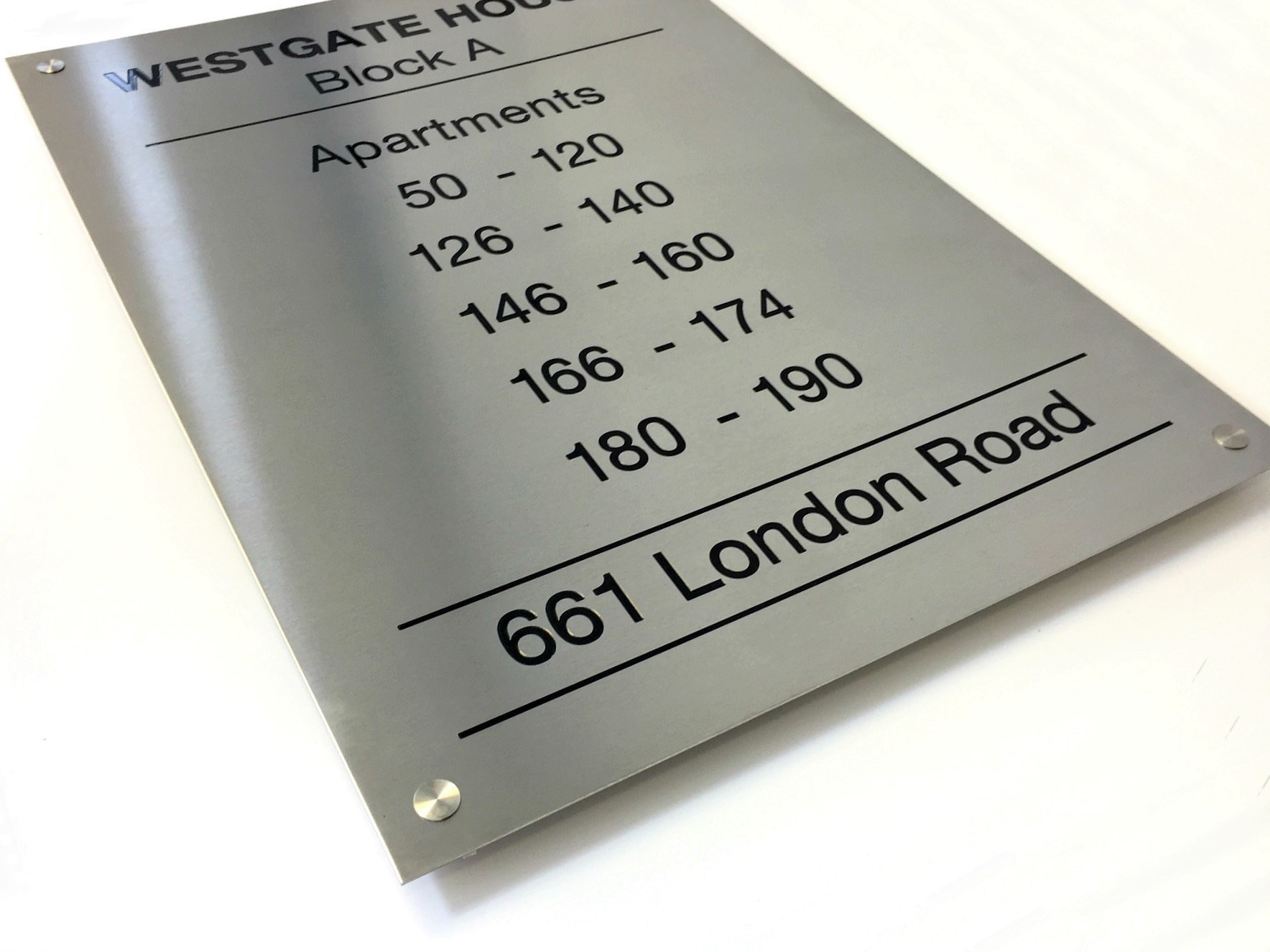 Engraved Stainless Steel Signs - BuySigns