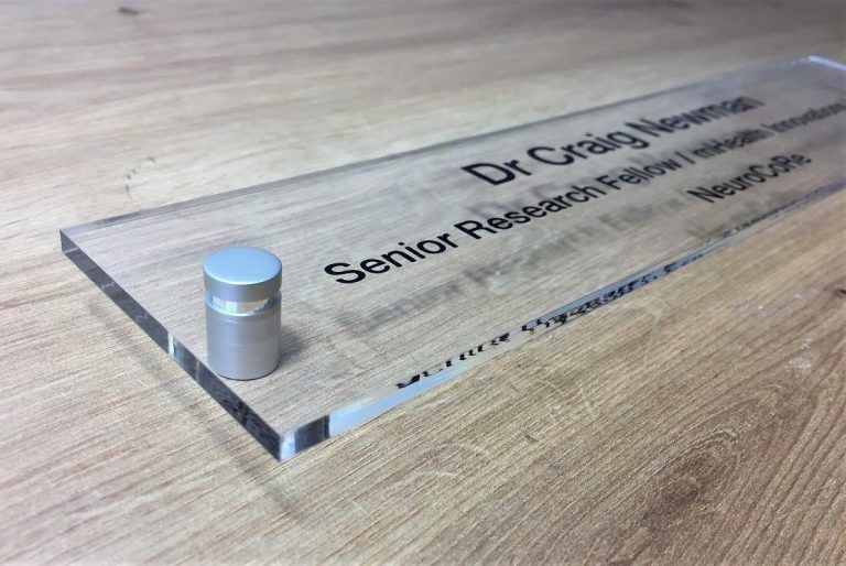 Perspex Door Signs: Modern 'Glass Effect' for Office Doors & more!