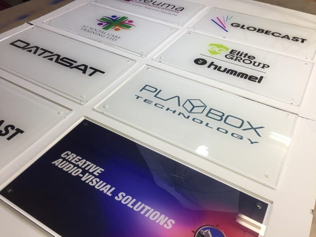 Acrylic / Perspex Wall Signs - Interior and Exterior - BuySigns