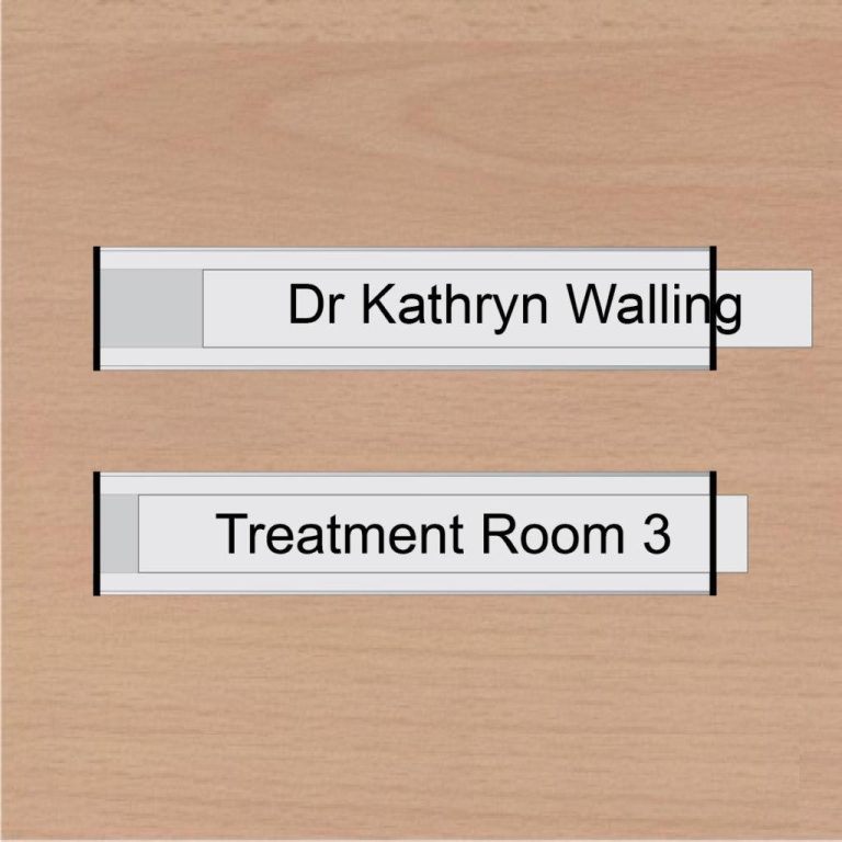 Interchangeable Slim Aluminium Sign - BuySigns