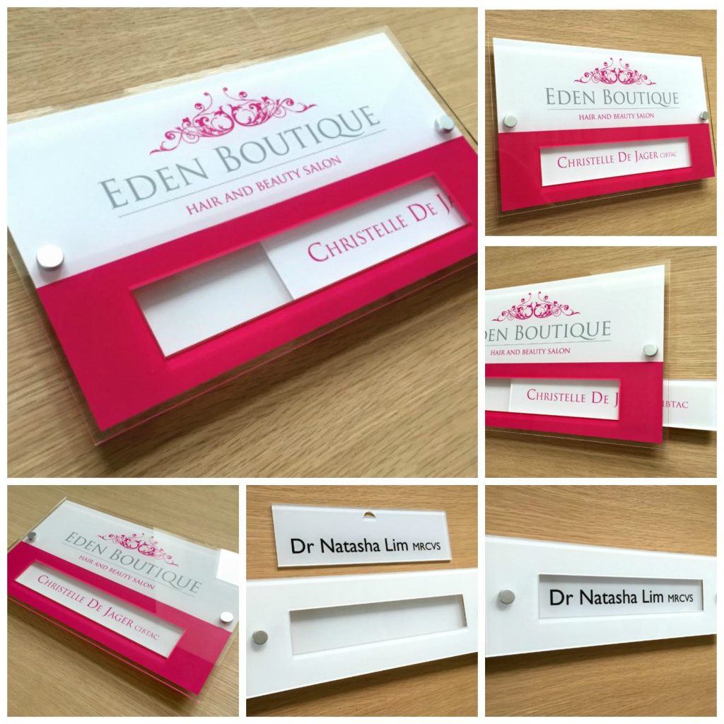 Interchangeable Perspex Signs - BuySigns