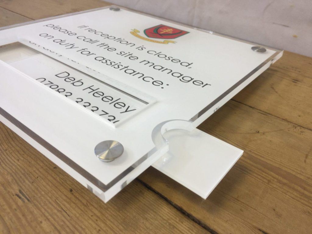 Interchangeable Perspex Signs - BuySigns