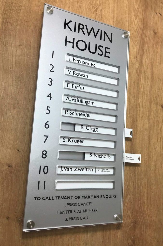 Interchangeable Perspex Signs - BuySigns