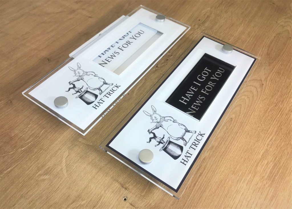 Interchangeable Perspex Signs - BuySigns