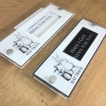 Acrylic Slider Sign with Built In Slider - BuySigns