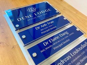 Interchangeable Name Boards for Interior & Exterior Use