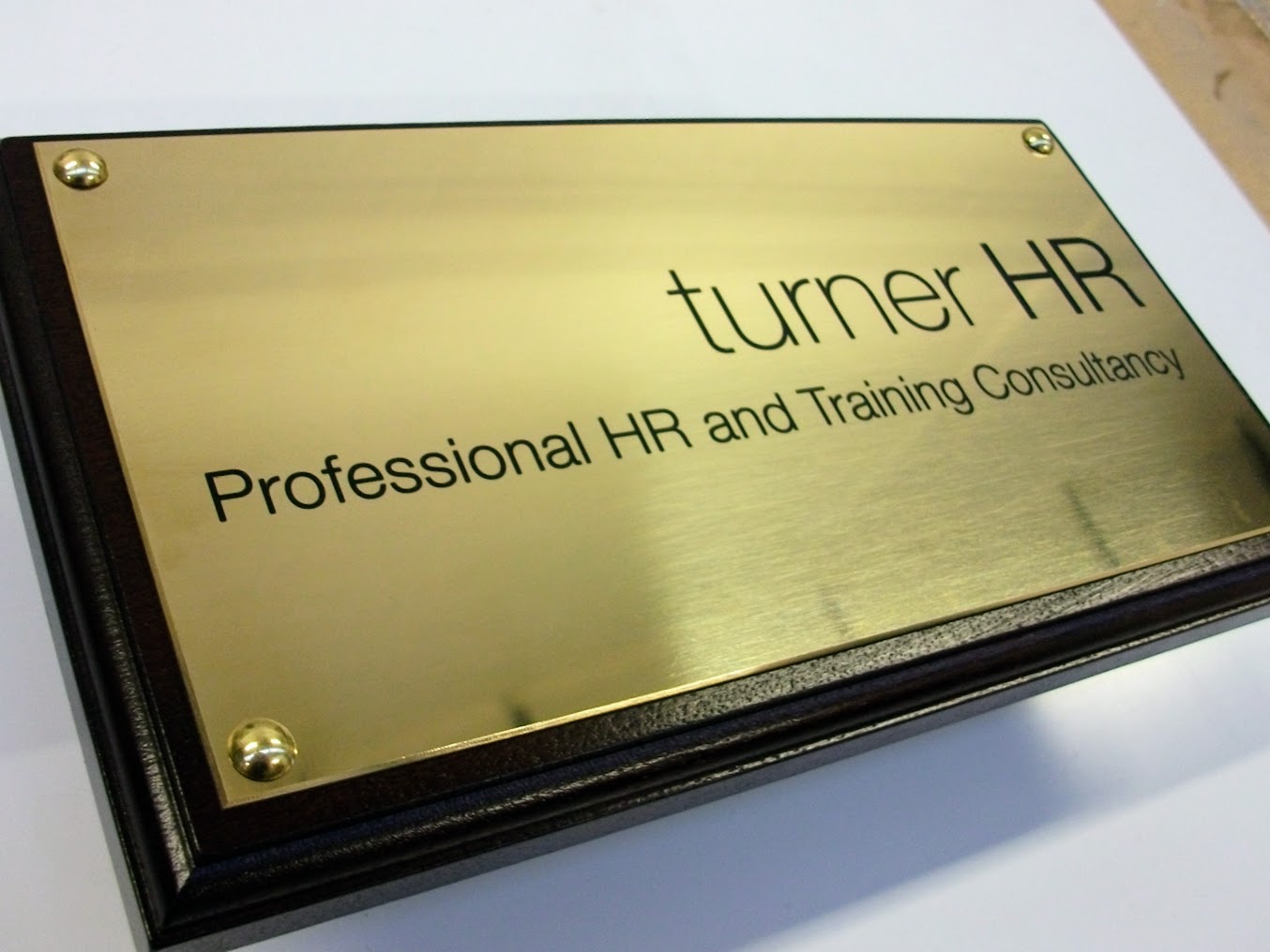 Personalised Vintage Brass Nameplate Signs and Plaques
