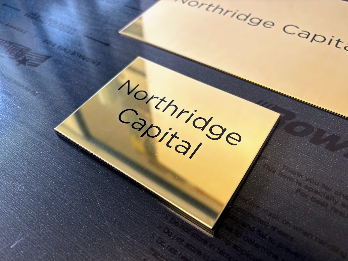 Personalised Vintage Brass Nameplate Signs and Plaques
